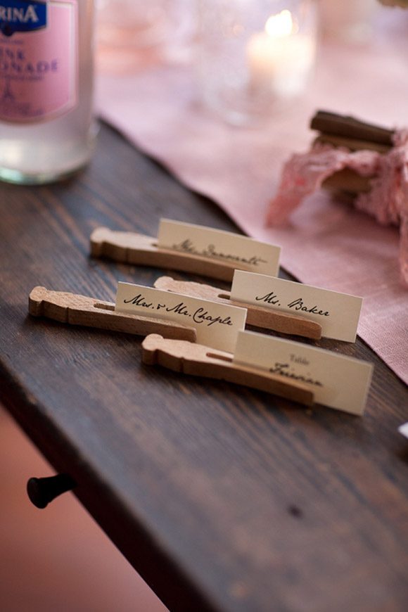 Pinzas para la decoración de tu boda • Beautiful Blue Brides