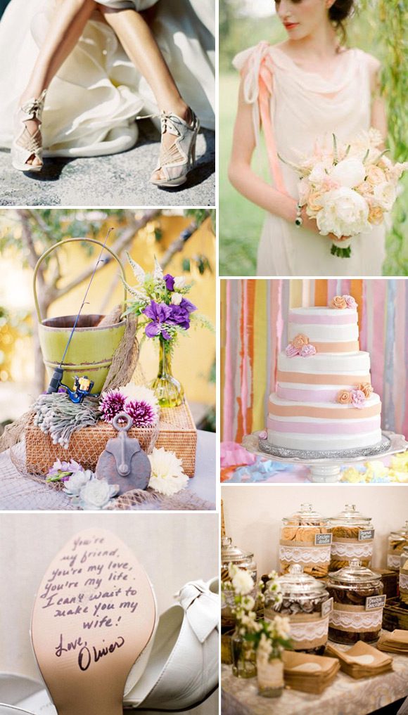 Imágenes e Ideas para inspirar tu boda. Parte 3 • Beautiful Blue Brides