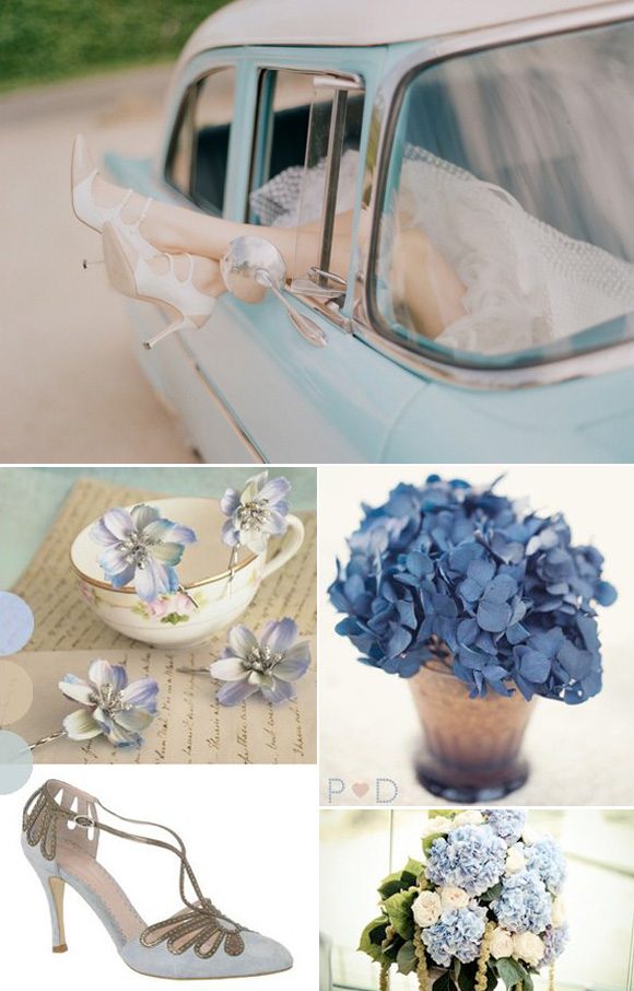 Bodas en color azul. Un mar de posibilidades. • Beautiful Blue Brides