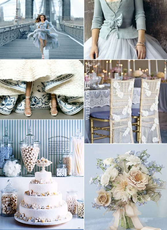 Bodas en color azul. Un mar de posibilidades. • Beautiful Blue Brides