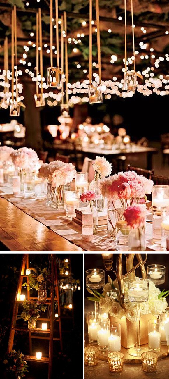 Velas para decorar tu boda - una velada romántica inolvidable ...