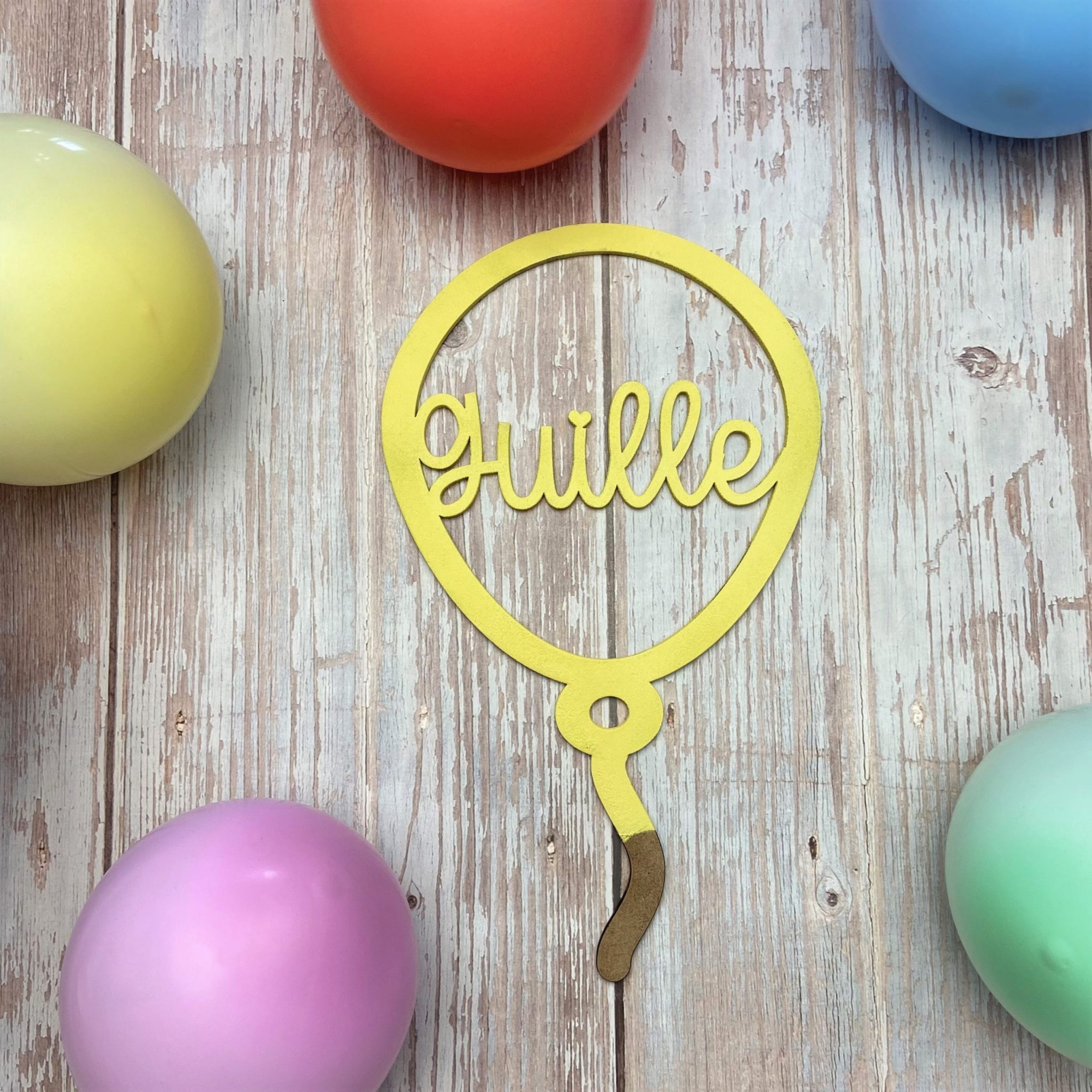 Topper - Globo personalizado