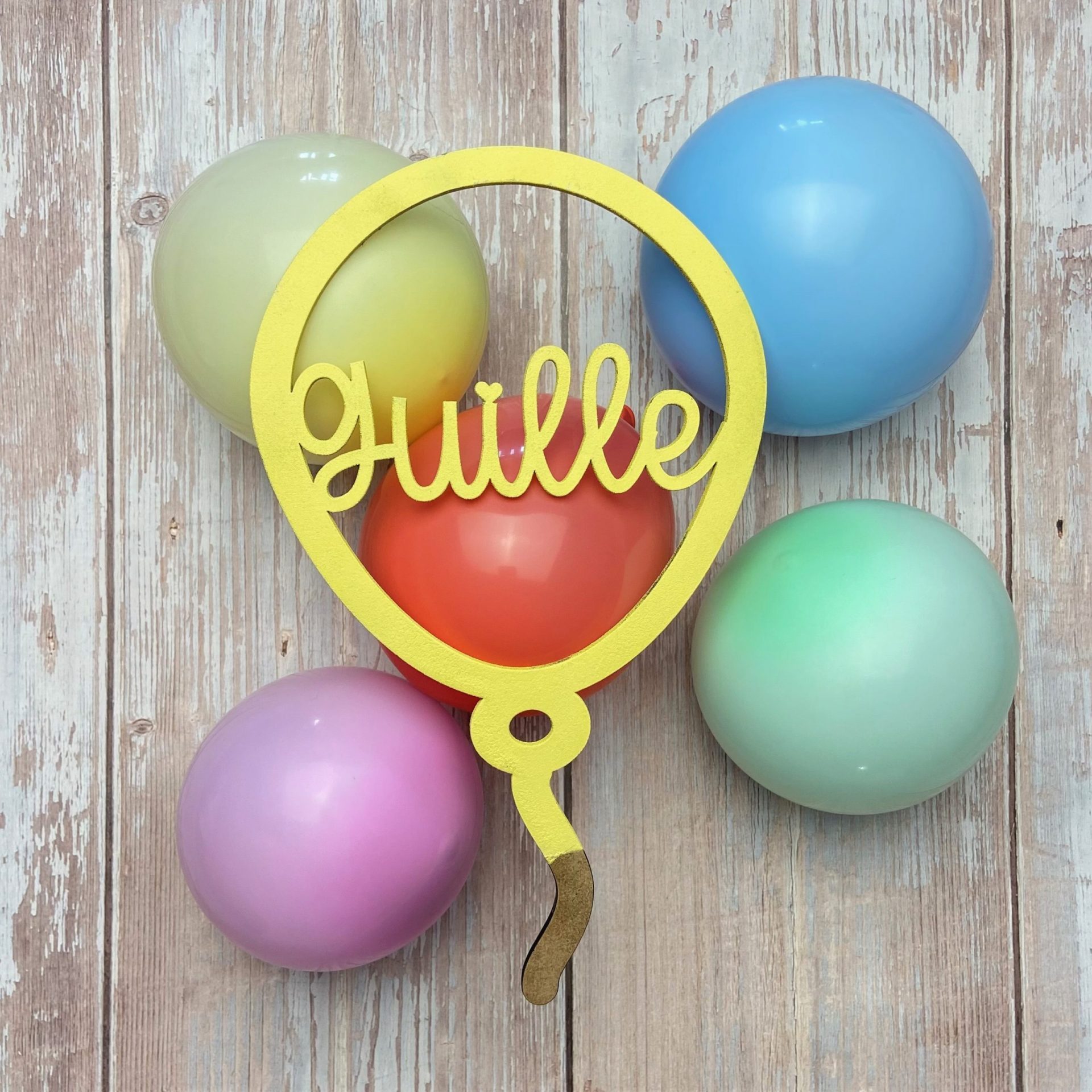 Topper - Globo personalizado